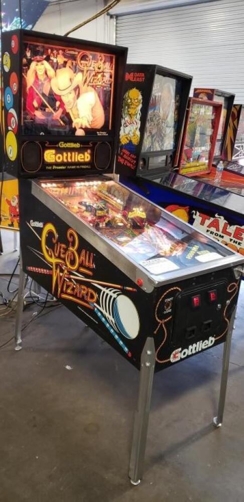 CUE BALL WIZARD PINBALL MACHINE GOTTLIEB 1992