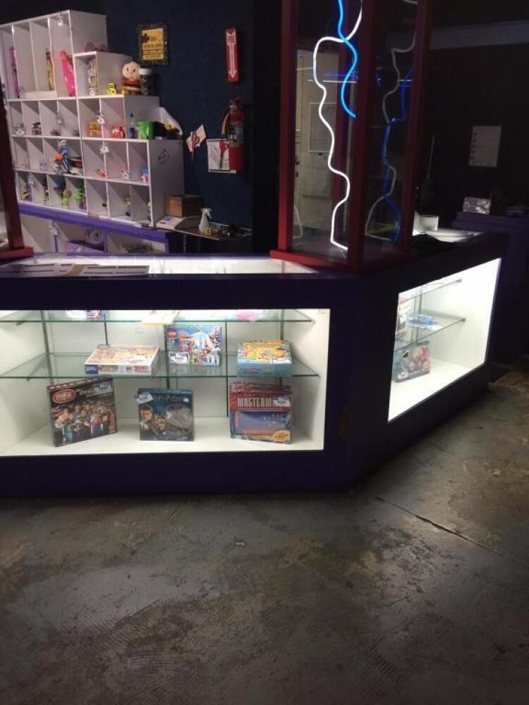 PRIZE REDEMPTION CENTER DISPLAY CABINETS