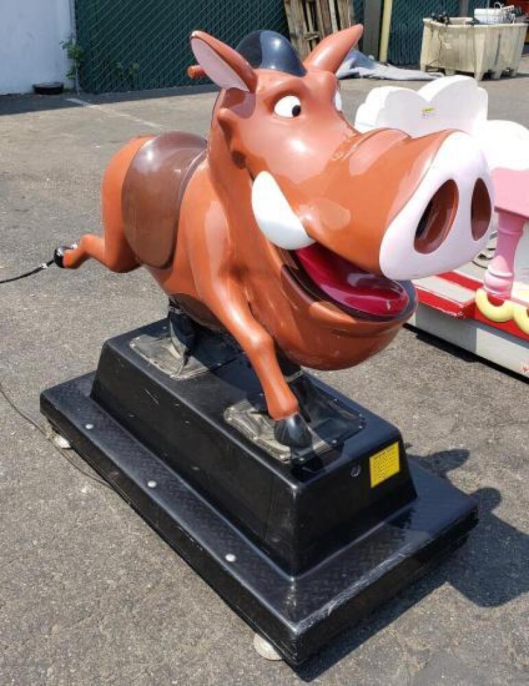 KIDDIE RIDE PUMBA from DISNEY LION KING RIDER