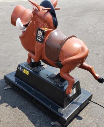 KIDDIE RIDE PUMBA from DISNEY LION KING RIDER