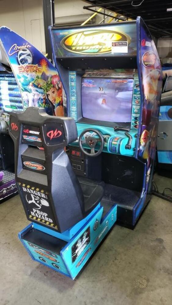 HYDRO THUNDER SITDOWN BOAT RACING ARCADE GAME