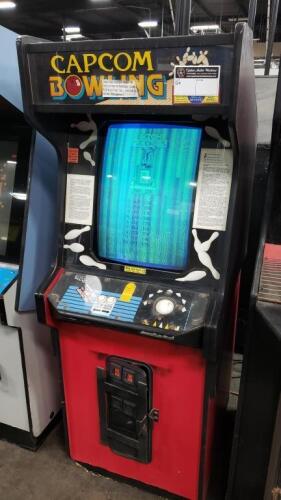 CAPCOM BOWLING UPRIGHT ARCADE GAME