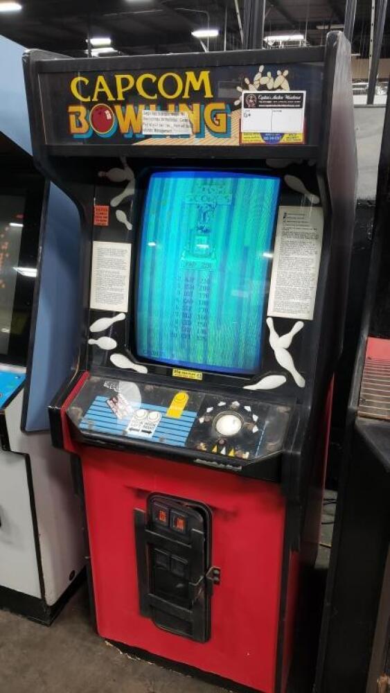 CAPCOM BOWLING UPRIGHT ARCADE GAME