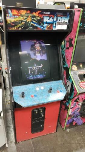 RAIDEN II VERTICAL SHOOTER UPRIGHT ARCADE GAME