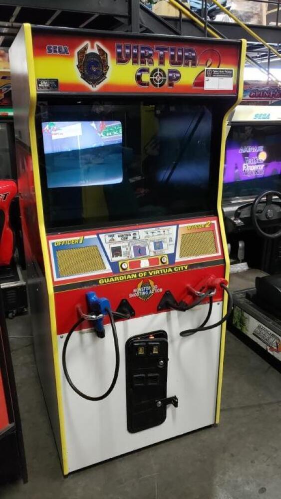 VIRTUA COP 2 SHOOTER SEGA ARCADE GAME
