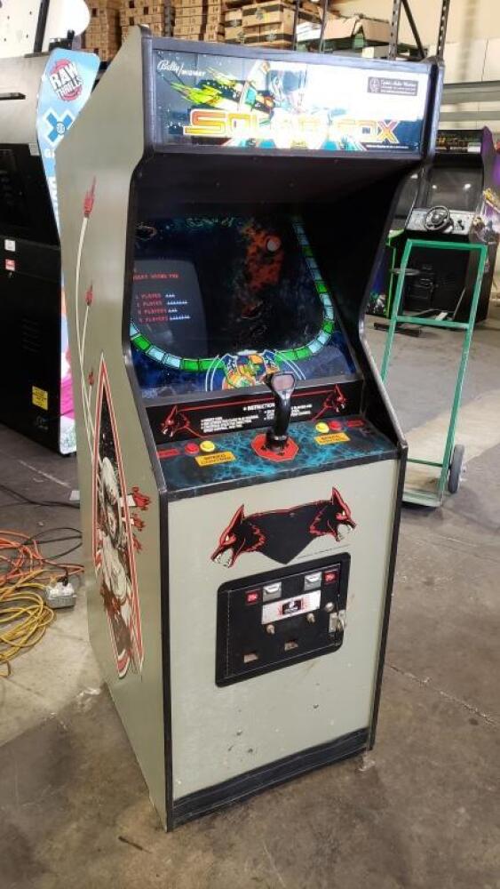 SOLAR FOX UPRIGHT CLASSIC ARCADE GAME BALLY MIDWAY