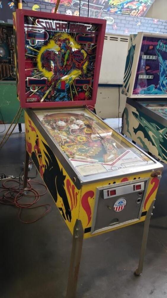 SOLAR RIDE PINBALL MACHINE GOTTLIEB 1979