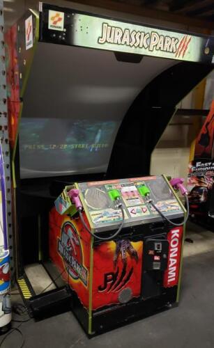 JURASSIC PARK III DELUXE BIG SCREEN ARCADE GAME