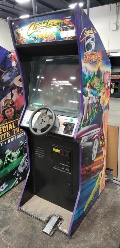 CRUISIN EXOTICA UPRIGHT DRIVER ARCADE GAME