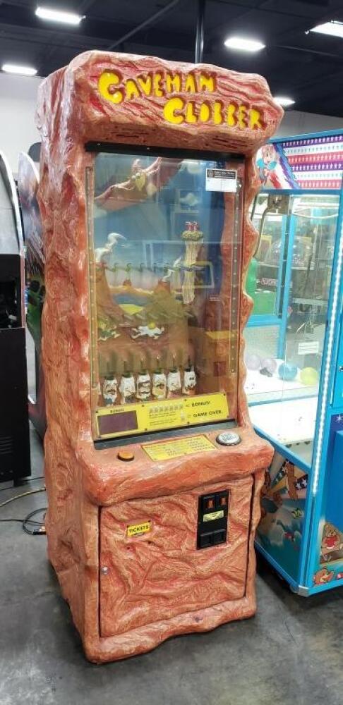CAVEMAN CLOBBER BAYTEK TICKET REDEMPTION GAME