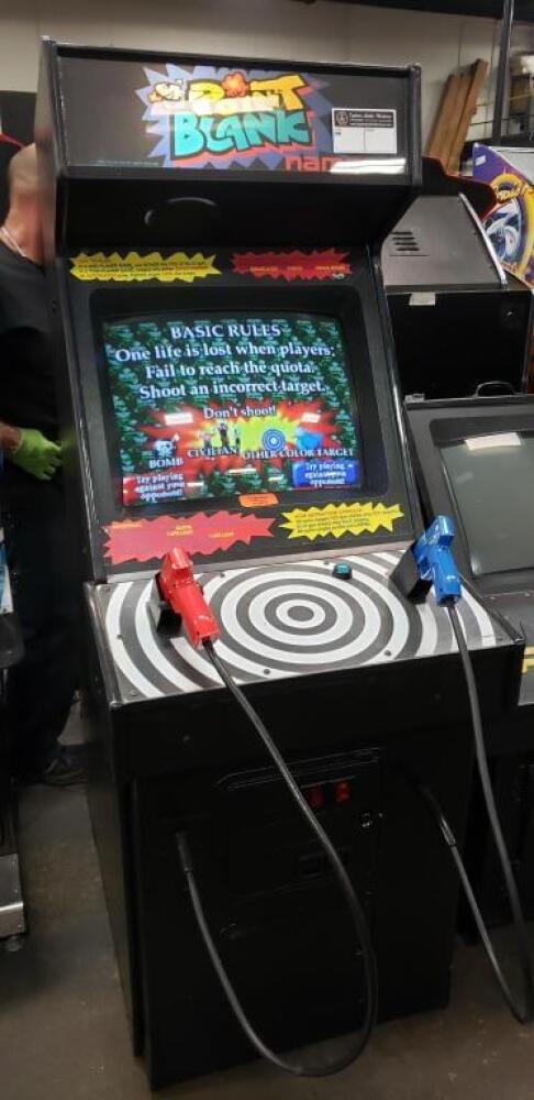 POINT BLANK UPRIGHT TARGET SHOOTER ARCADE GAME