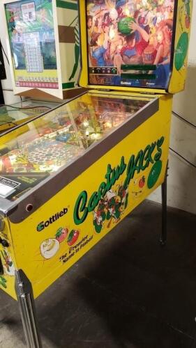 CACTUS JACK'S PINBALL MACHINE GOTTLIEB 1991