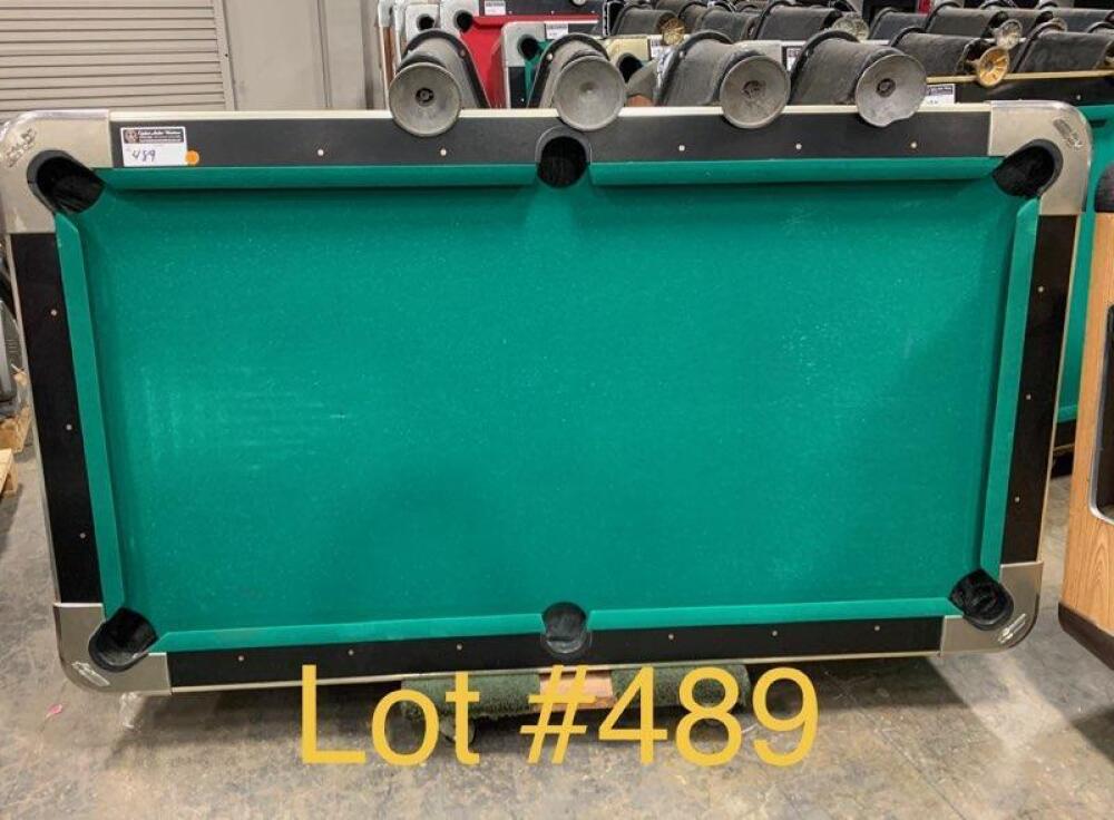 POOL TABLE DYNAMO 7' SLATE TOP COIN OP