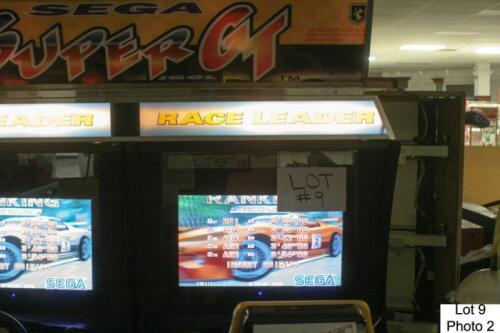 SEGA SUPER GT TWIN RACING ARCADE GAME LCD'S