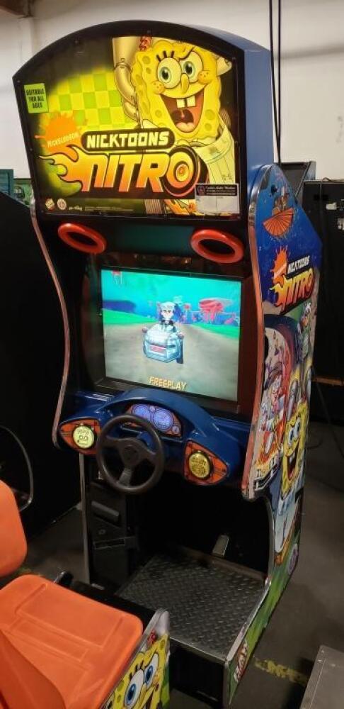 NICKTOONS NITRO SITDOWN RACING ARCADE GAME #1