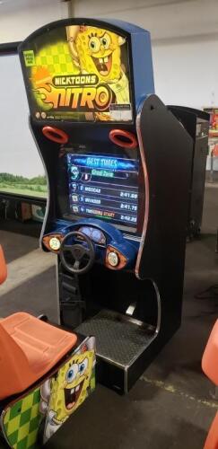 NICKTOONS NITRO SITDOWN RACING ARCADE GAME #2
