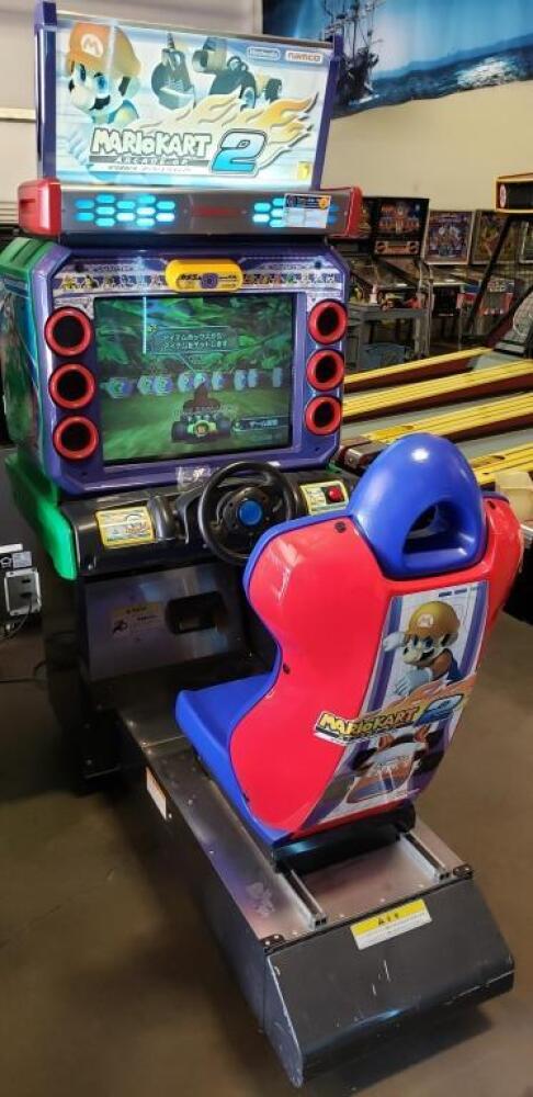 MARIO KART 2 SITDOWN RACING ARCADE GAME NAMCO #2