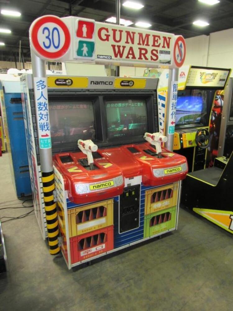 GUNMEN WARS DUAL SHOOTER ARCADE GAME NAMCO