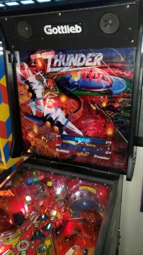 Operation Thunder Pinball Machine Gottlieb 1992