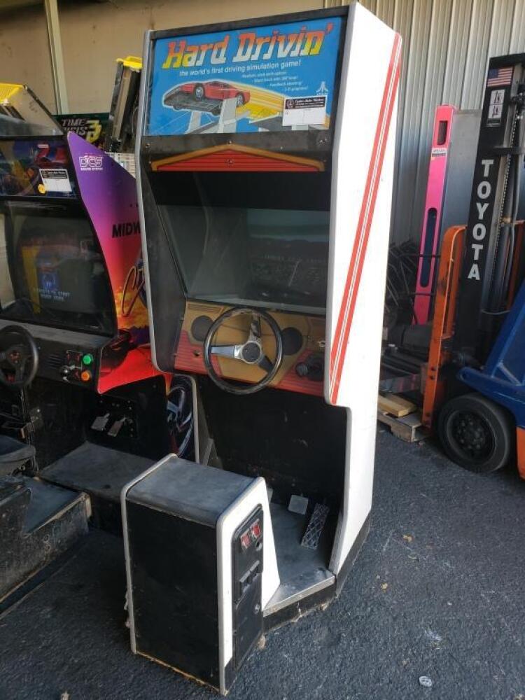 HARD DRIVIN' ATARI RACING CLASSIC ARCADE