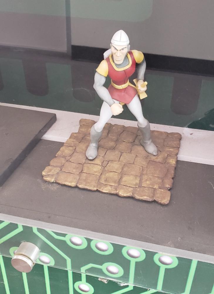 Dirk The Daring Dragons Lair Hero 12 Statue in Lobby