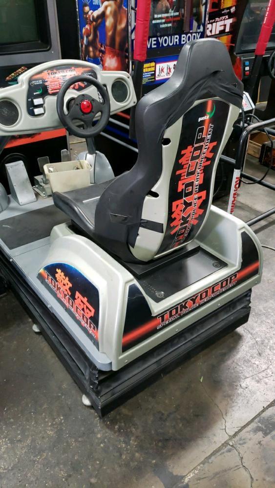 Tokyo Cop Deluxe Motion Sitdown Driver Arcade Game