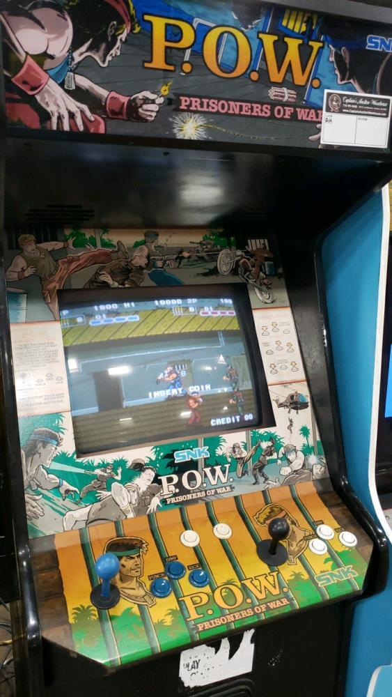 P.O.W. PRISONERS OF WAR UPRIGHT ARCADE GAME