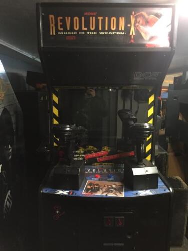 REVOLUTION X SHOOTER ARCADE GAME MIDWAY
