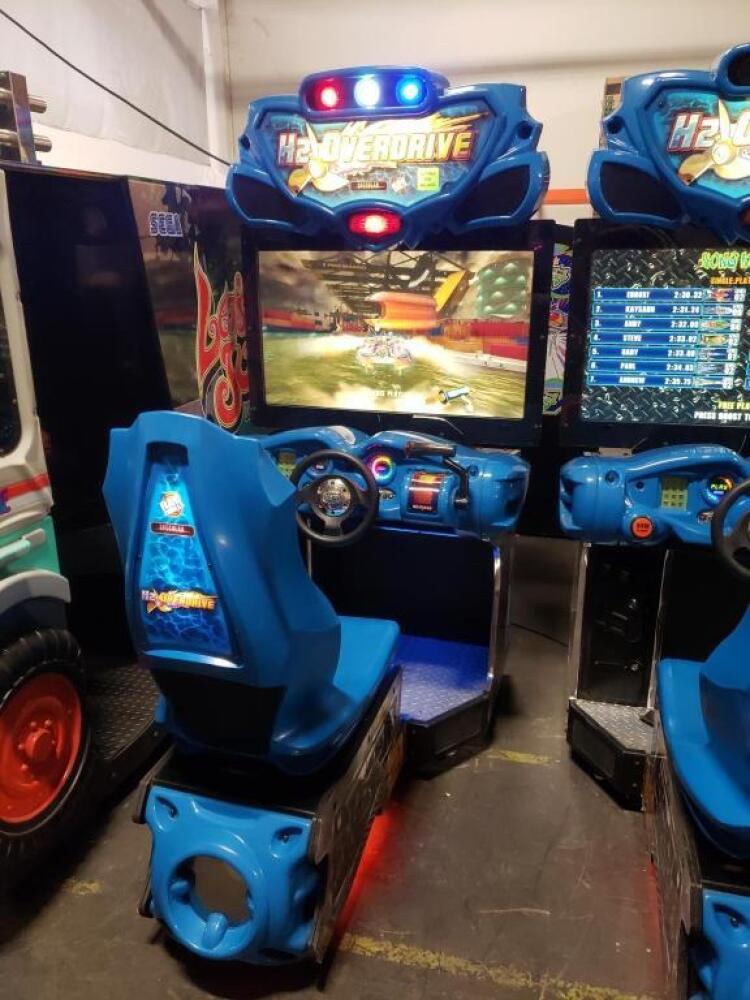 H2 OVERDRIVE DX BOAT RACING ARCADE GAME