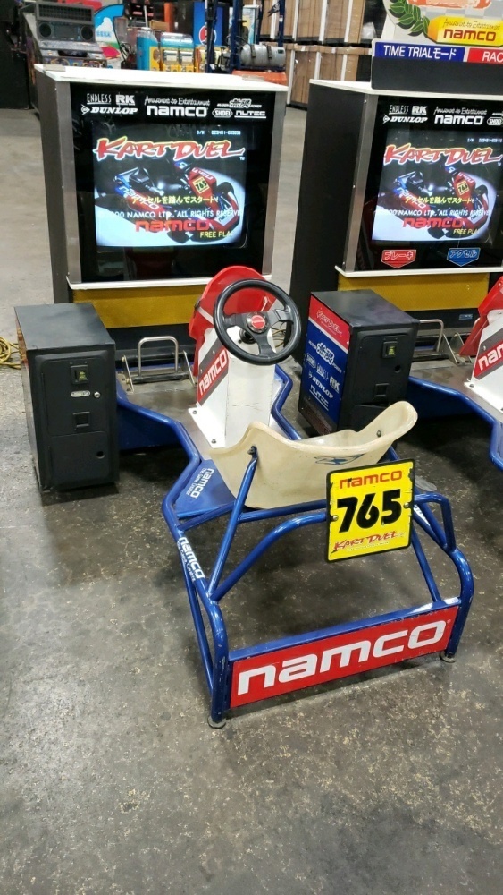 KART DUEL RACING ARCADE GAME SEGA LINKABLE DRIVER #1