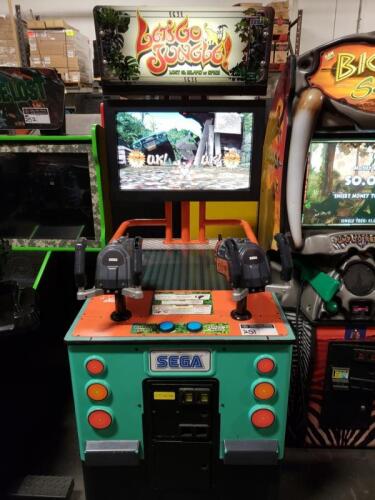 LET'S GO JUNGLE FIXED GUN UPRIGHT ARCADE GAME SEGA