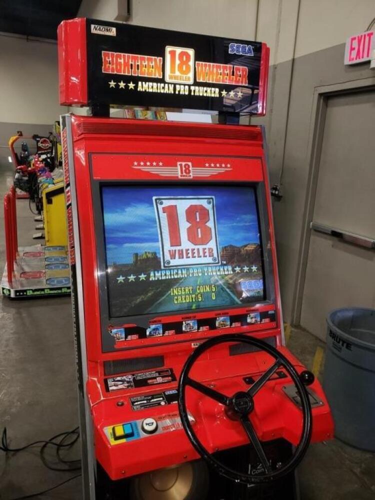 18 WHEELER UPRIGHT DRIVER ARCADE GAME NAOMI