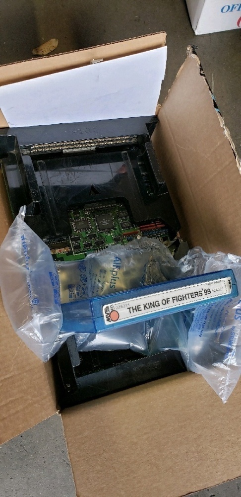 1 BOX LOT- NEO GEO 2 SLOT PCB W/ CART
