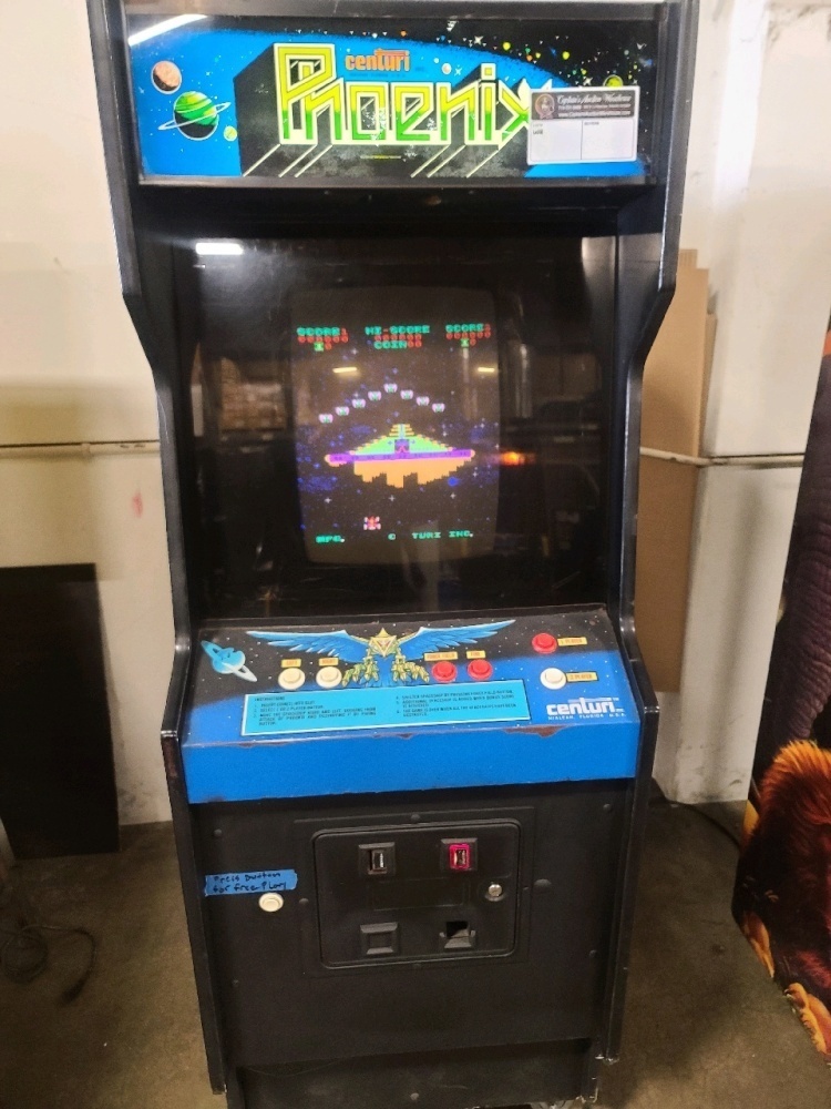 PHOENIX CLASSIC UPRIGHT ARCADE GAME CENTURI
