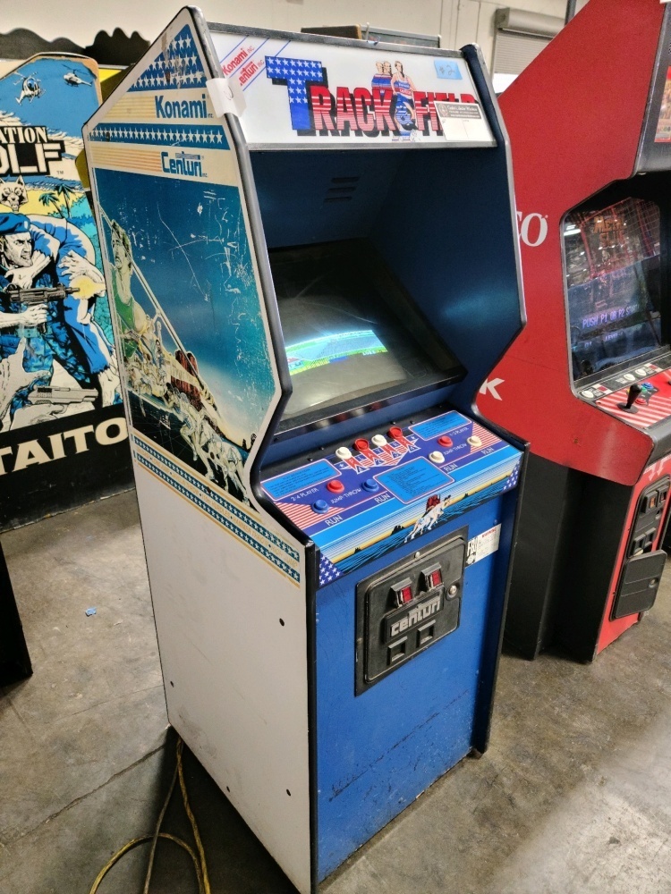 TRACK & FIELD CLASSIC UPRIGHT ARCADE GAME