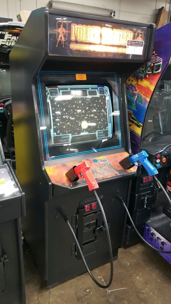 POLICE TRAINER TARGET SHOOTER ARCADE GAME