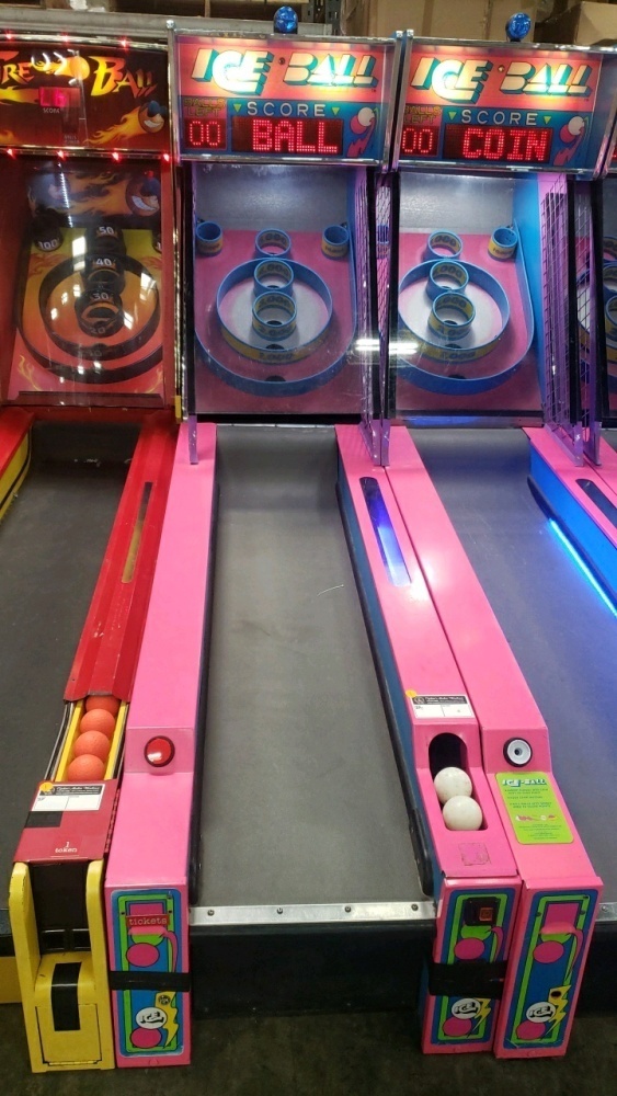 ICE-BALL ALLEY ROLLER SKEEBALL REDEMPTION GAME