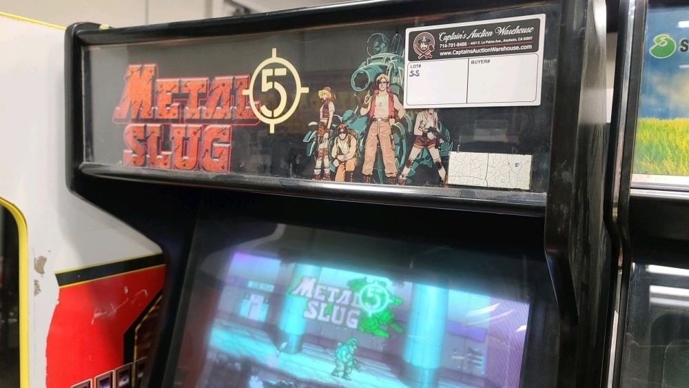 NEO GEO METAL SLUG 5 UPRIGHT ARCADE GAME