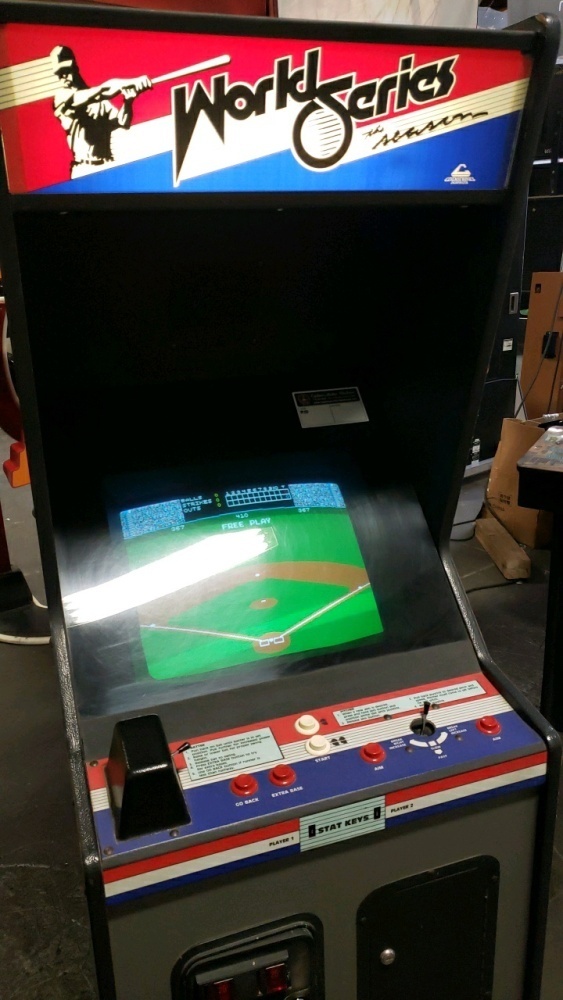WORLD SERIES THE SEASON CLASSIC BASEBALL ARCADE CINEMATRONICS GAME