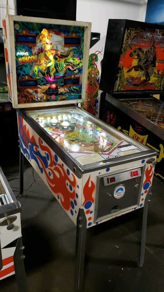 DRAGON SOLID STATE PINBALL MACHINE GOTTLIEB PROJECT