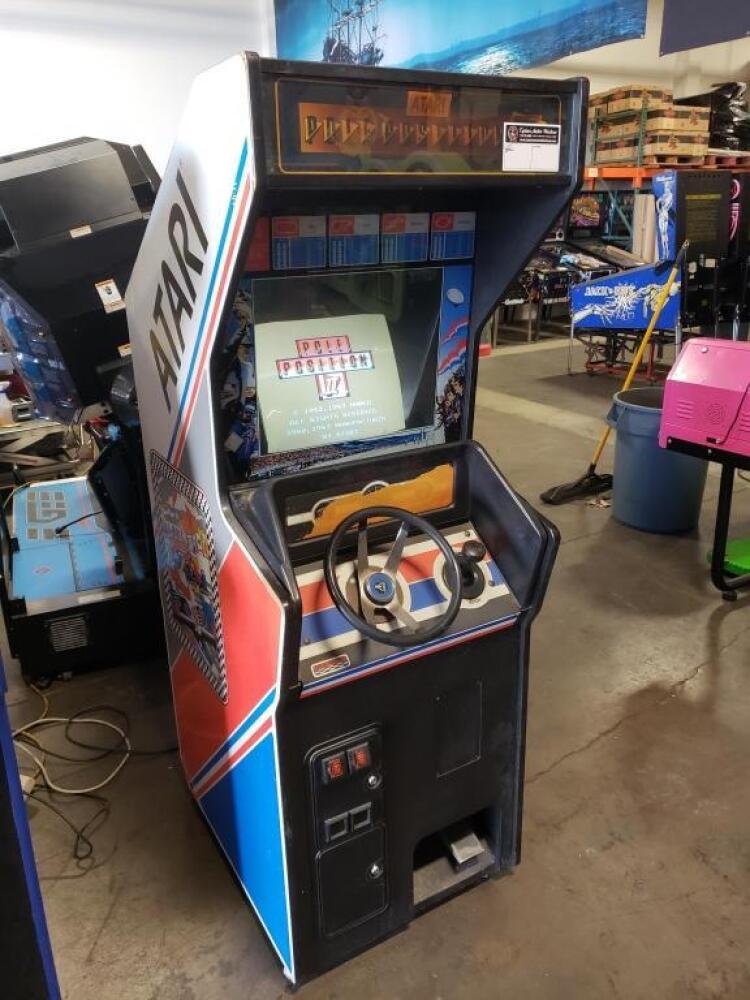POLE POSITION II UPRIGHT ARCADE GAME CLASSIC ATARI