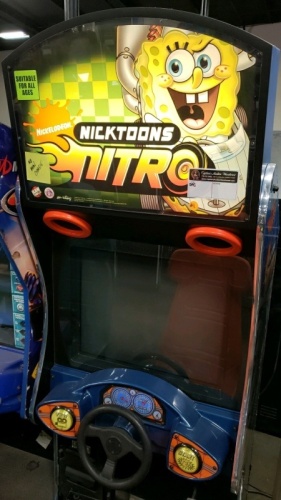 NICKTOONS NITRO SITDOWN RACING ARCADE GAME DFC