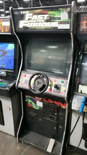 FAST & FURIOUS UPRIGHT RACING ARCADE GAME CABINET