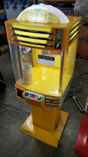 SNK NEO MINI JEWELRY CLAW YELLOW CRANE MACHINE