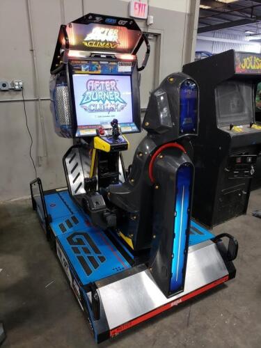 AFTERBURNER CLIMAX MOTION JET FIGHTER ARCADE GAME