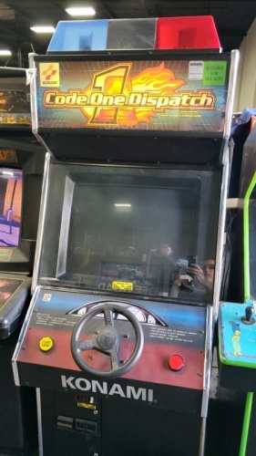 CODE ONE DISPATCH UPRIGHT ARCADE GAME KONAMI